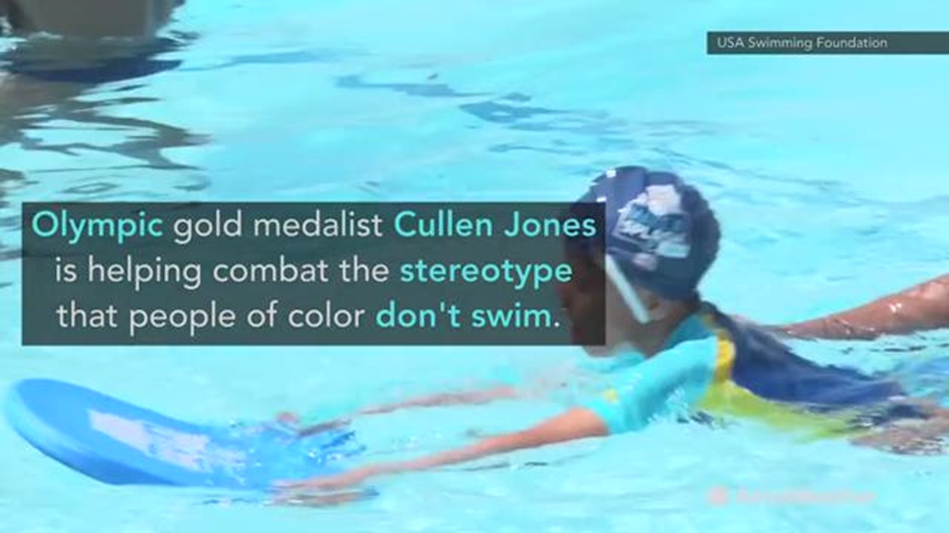 Olympic gold medalist Cullen Jones teaches kids across the US the ...