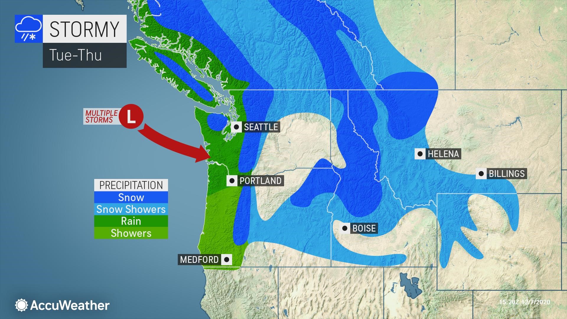 Shifting weather pattern to bring return of wet weather to the ...