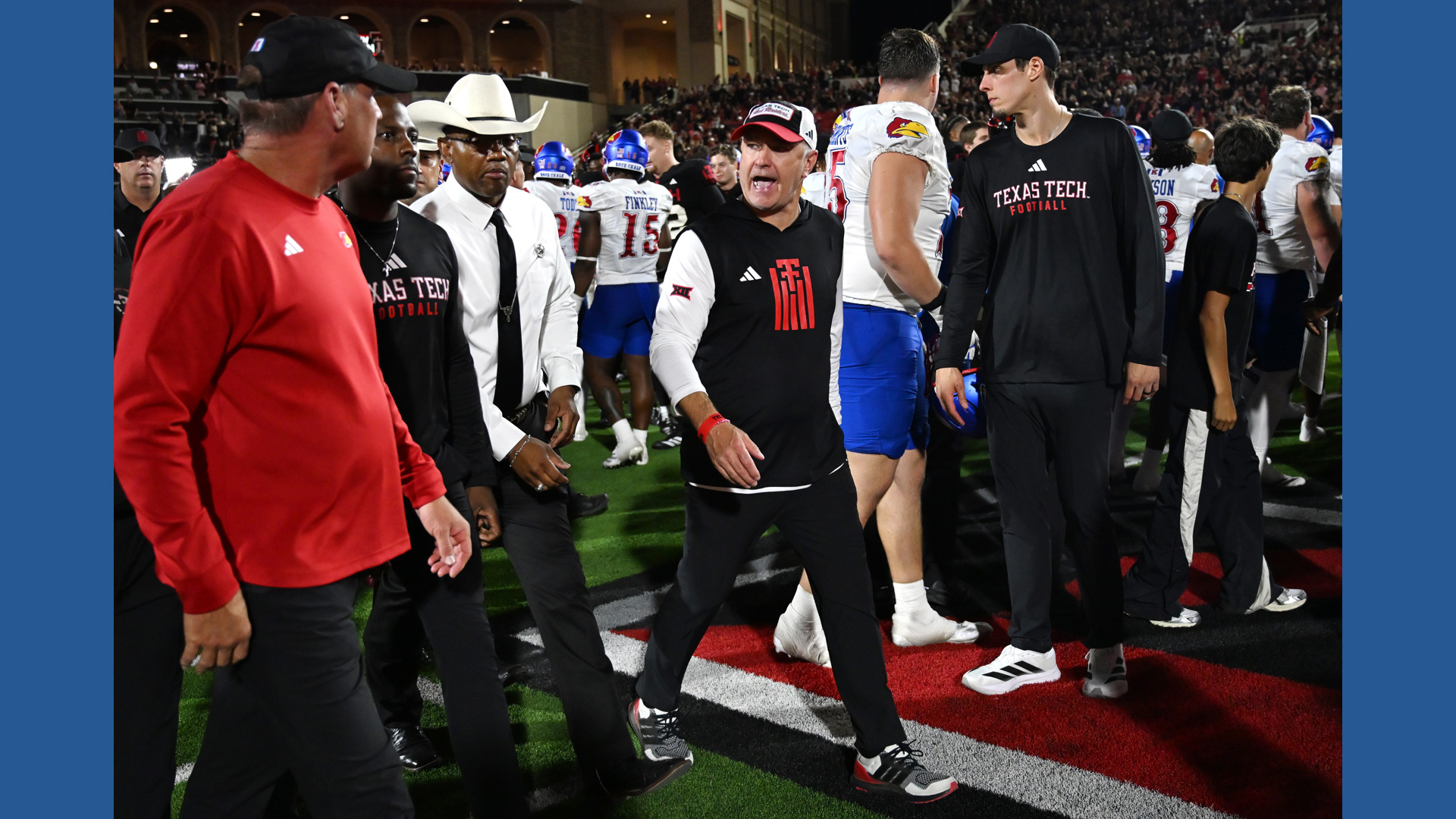 Big 12 fines Kansas $25,000 for Lance Leipold’s statement that a knife ...