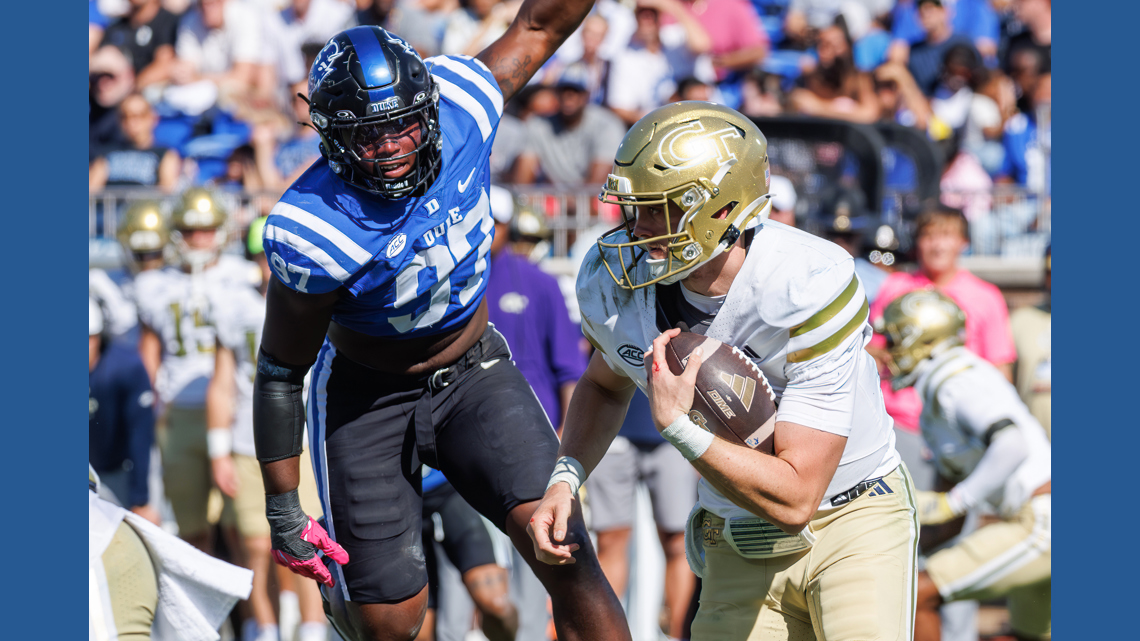 Fumble return and late offense lead No. 12 Georgia Tech past Duke 27-18 ...