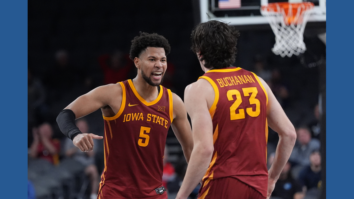 No. 15 Iowa State remains unbeaten with 83-82 victory over No. 14 St ...