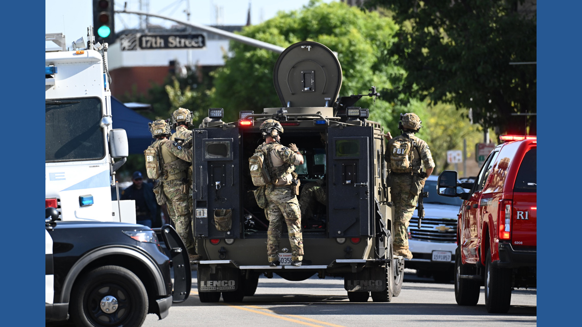FBI fatally shoots man holding hostages in California, police say ...