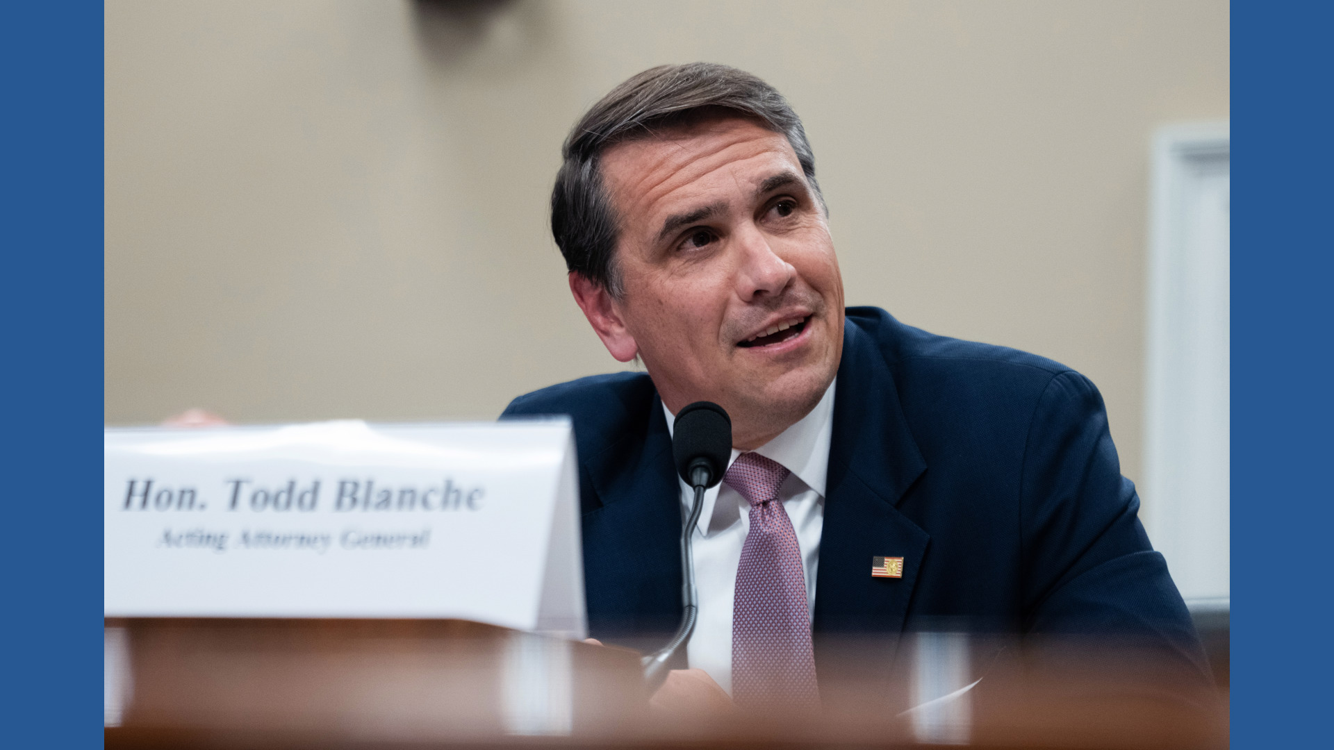Trump says he's nominating Todd Blanche to serve as attorney general ...