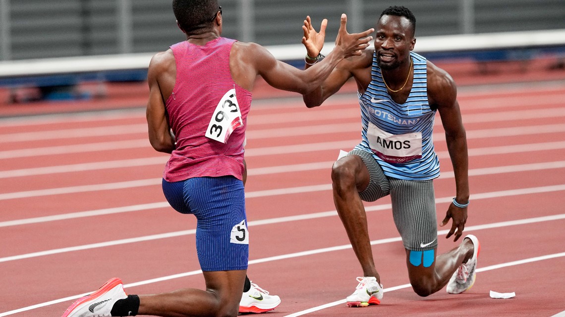 After collision, Olympic runners help each other to finish line | abc10.com