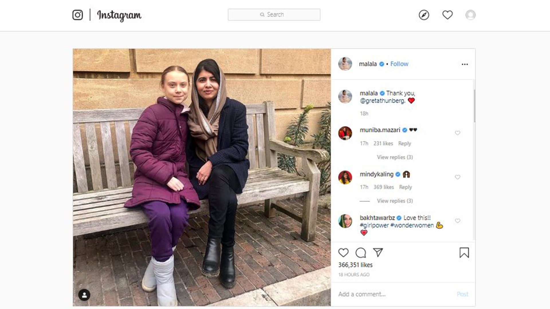 Greta Thunberg and Malala Yousafzai meet, share Instagram photo | abc10.com