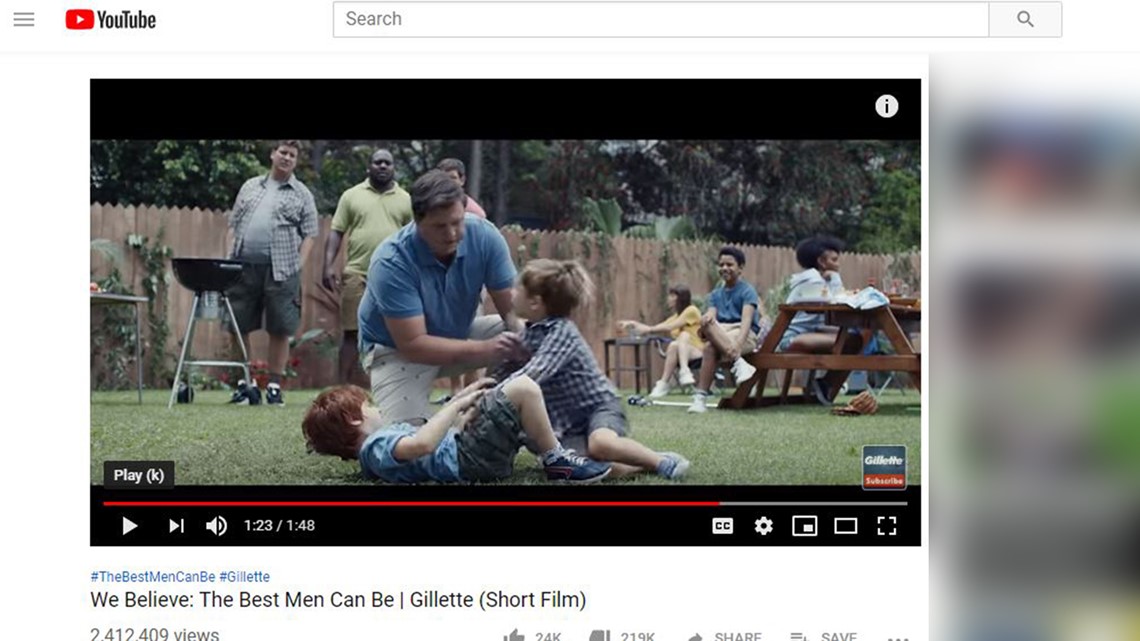 New Gillette ad skips shaving, focuses on curbing toxic masculinity ...