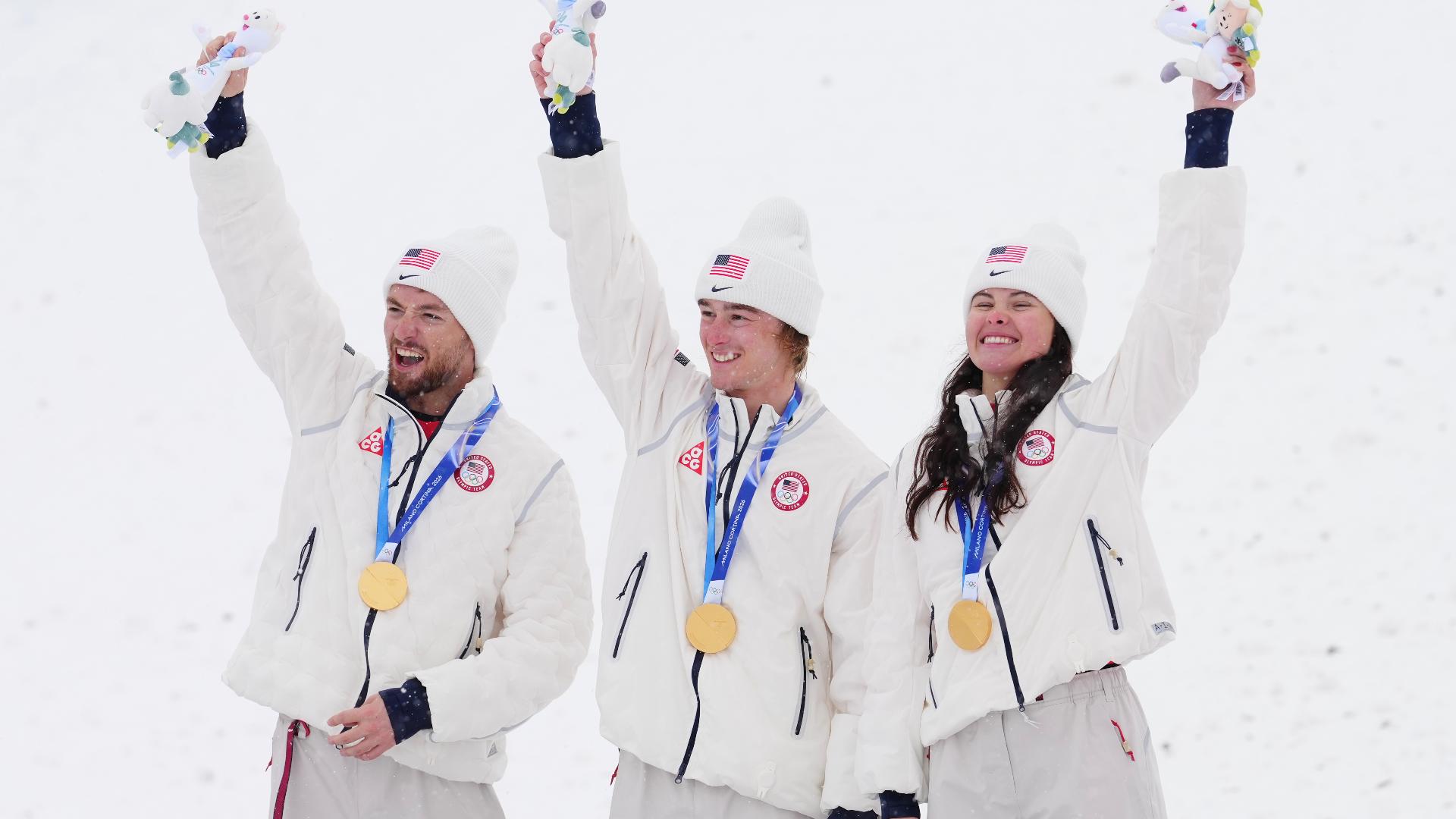 Freestyle skiing: How did the US finish in the mixed team aerials medal ...