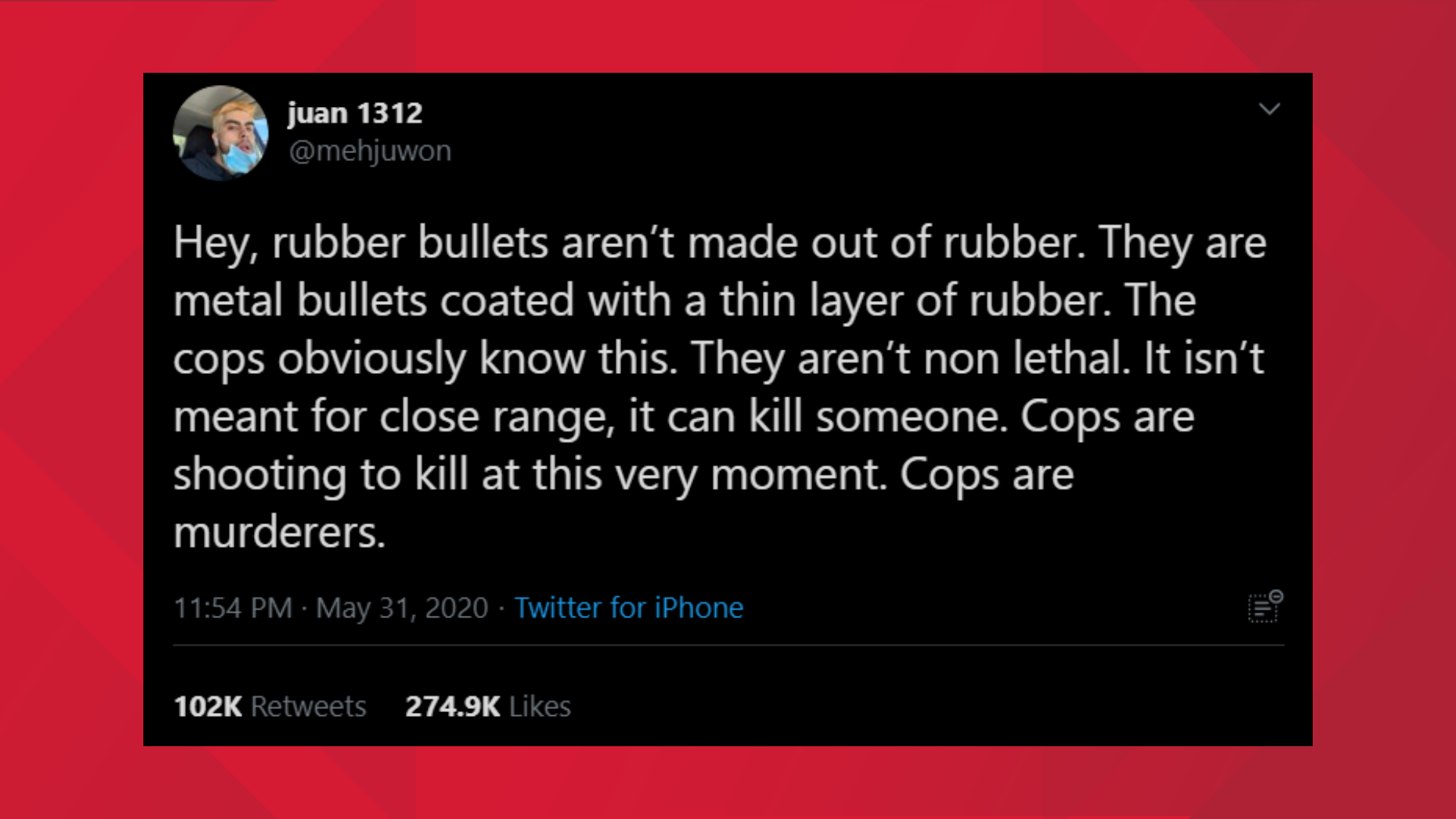 Some 'less lethal' rubber bullets do have metal inside | abc10.com