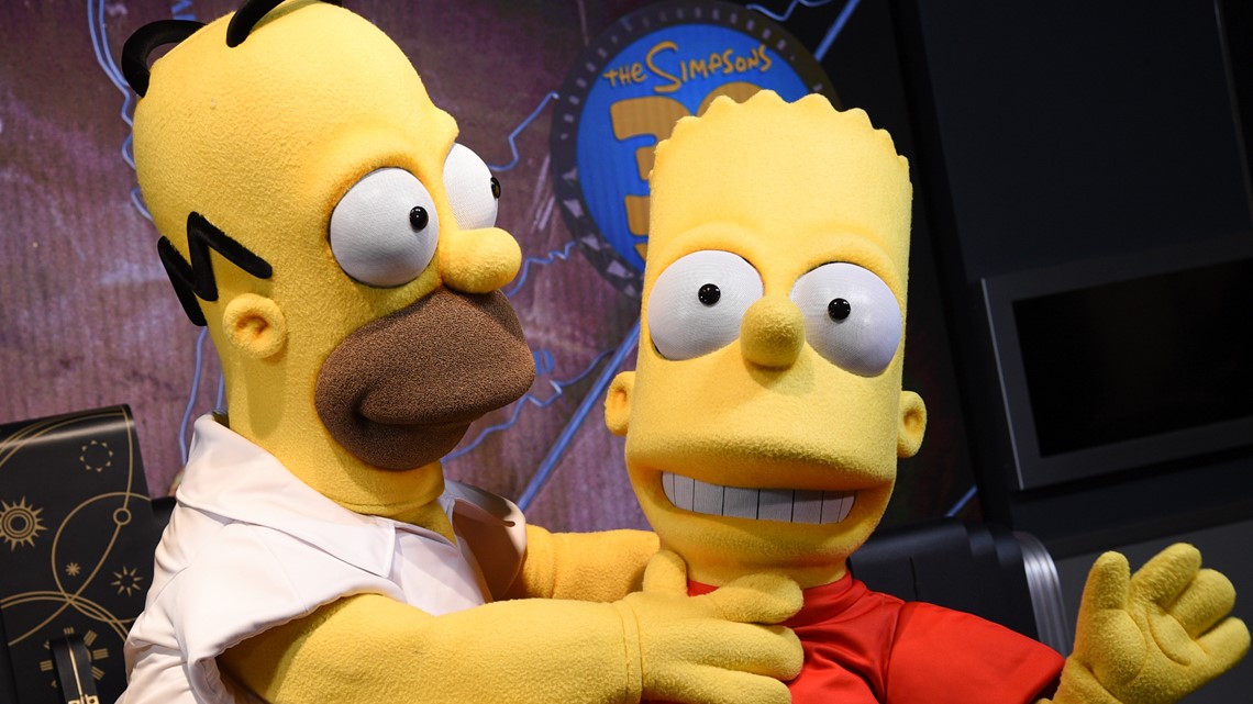Homer Simpson says he will stop choking Bart on 'The Simpsons' | abc10.com