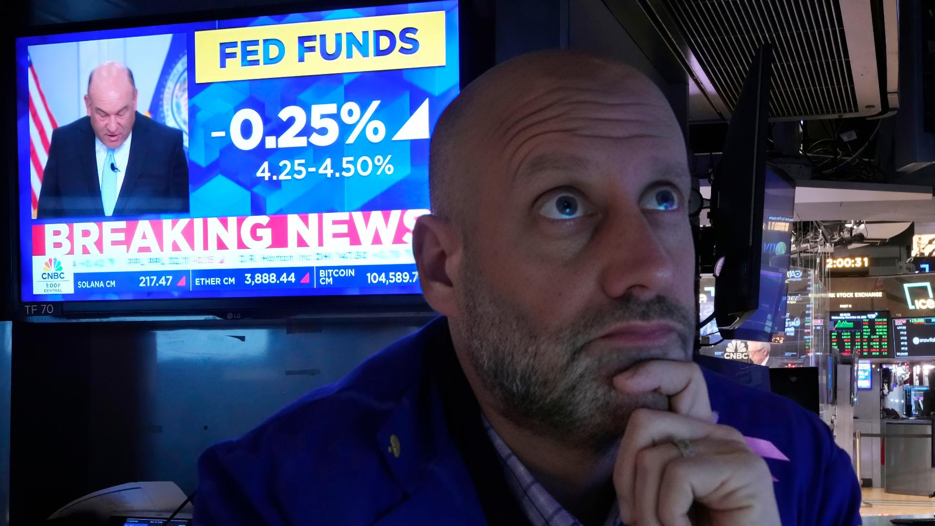 Why is the stock market down today? Fed signals fewer rate cuts next ...