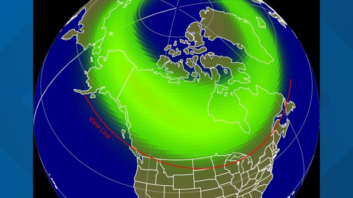 The northern lights may be visible from 9 US states tonight. Here's ...