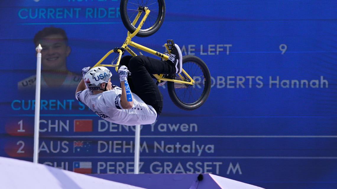 Women's freestyle BMX: Here's how Team USA's Hannah Roberts did | abc10.com