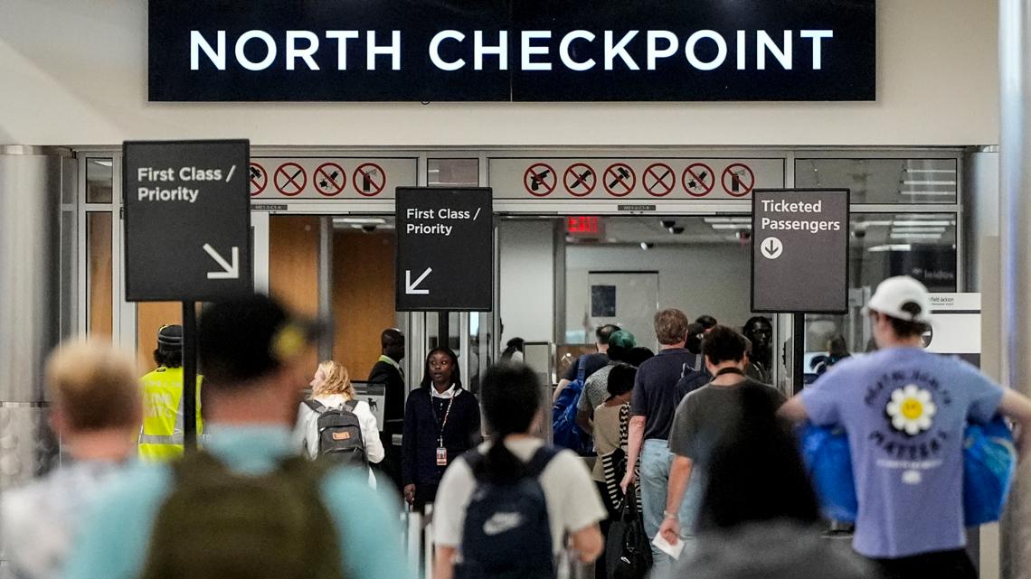 What is the record for travelers screened at US airports? | abc10.com