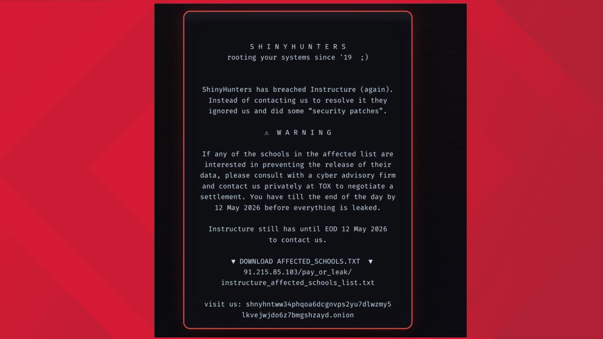 Hackers breach Canvas learning platform, exposing data on millions of ...