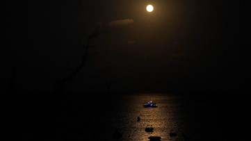 PHOTOS: Rare blue supermoon lights up August night sky | abc10.com
