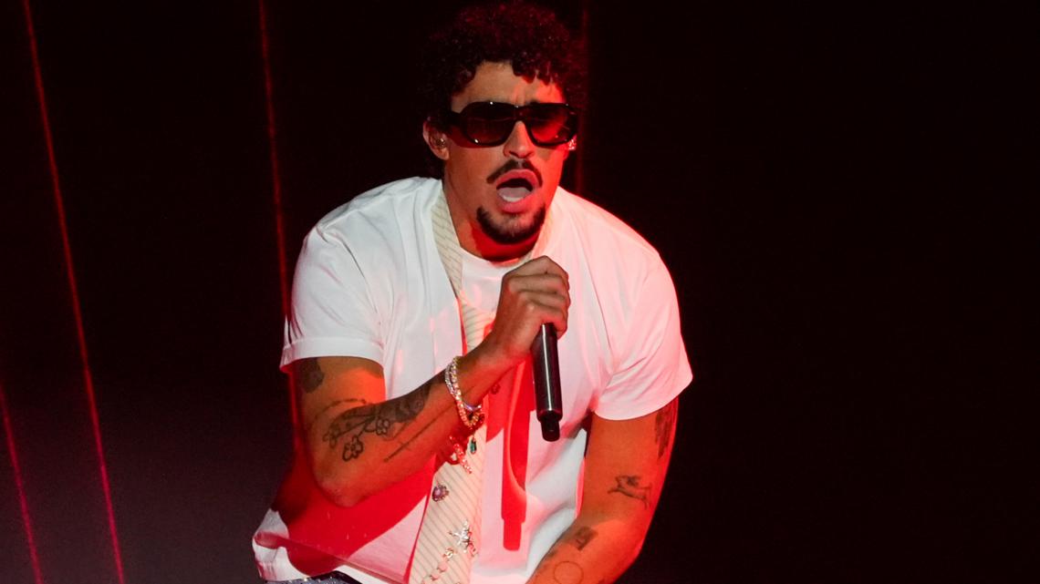 Bad Bunny talks Super Bowl halftime performance fresh off big Grammy ...