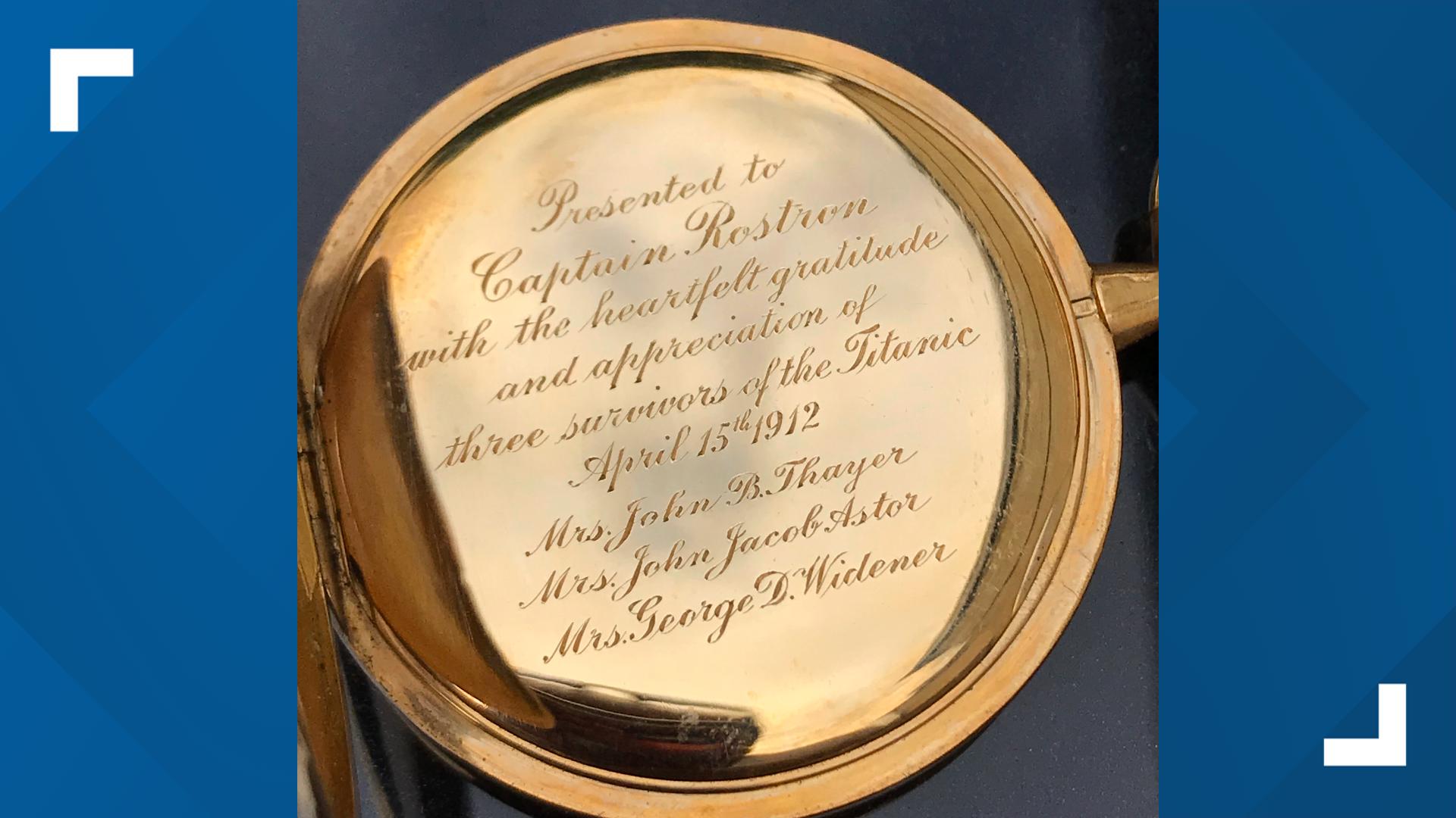 Pocket watch from Titanic rescue captain sets auction record | abc10.com