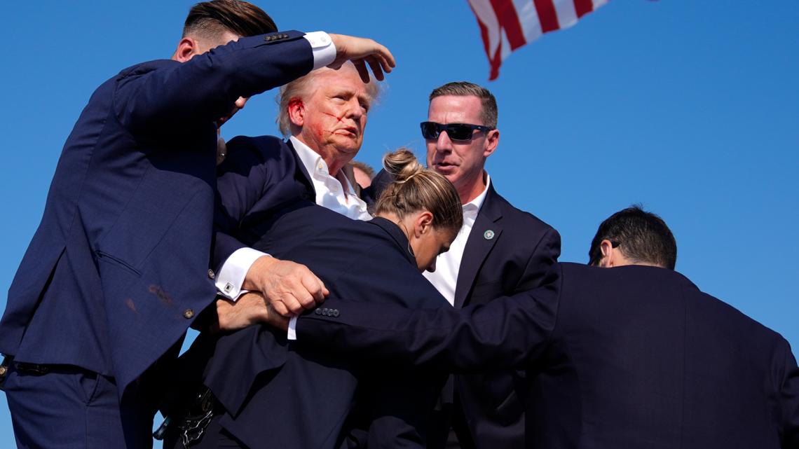 Donald Trump rushed off stage at Pennsylvania after incident | abc10.com