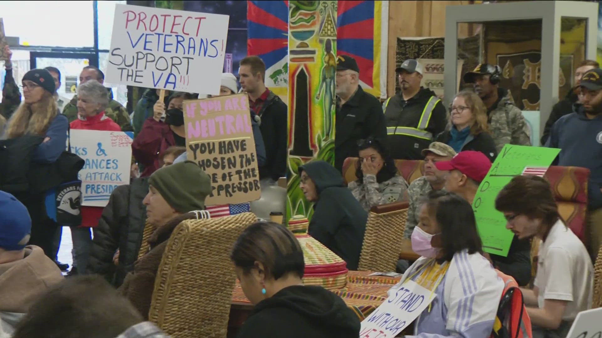 San Diego veterans protest VA job cuts over healthcare fears | abc10.com