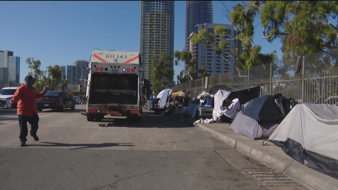Pilot program clears tons of trash from homeless encampments; a move to ...