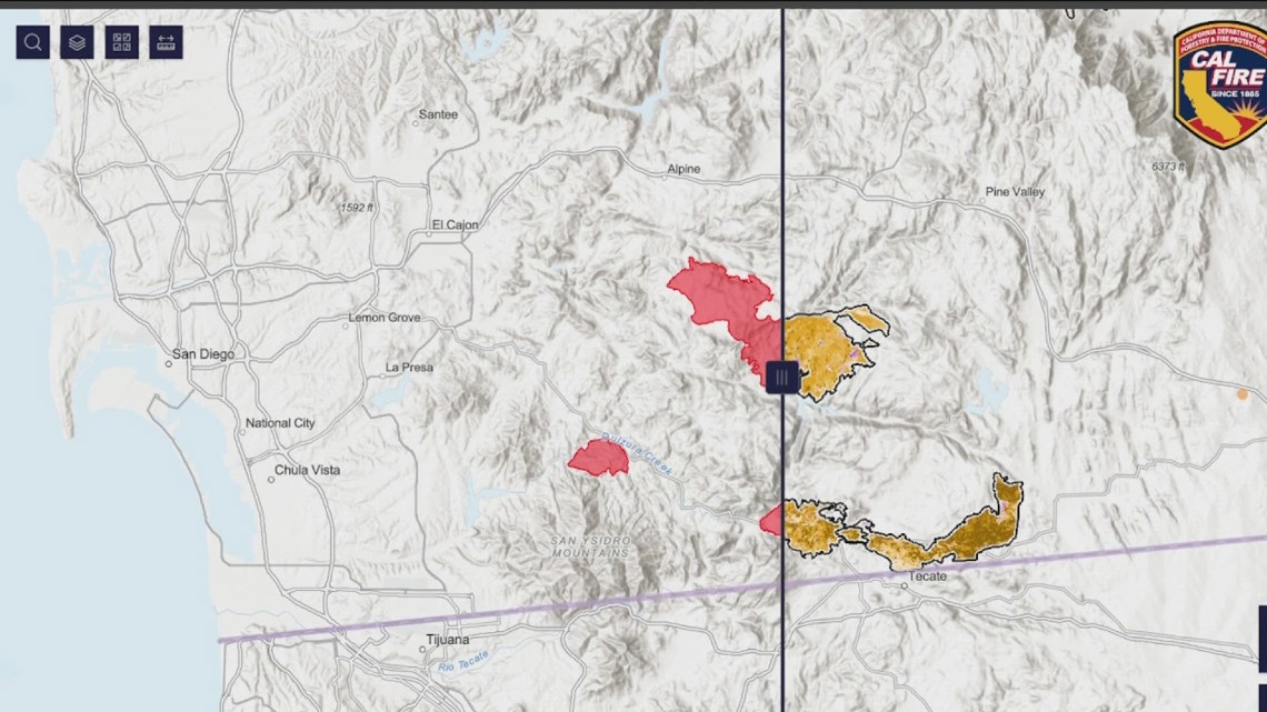 CAL FIRE map track wildfires, burn severity across California | abc10.com