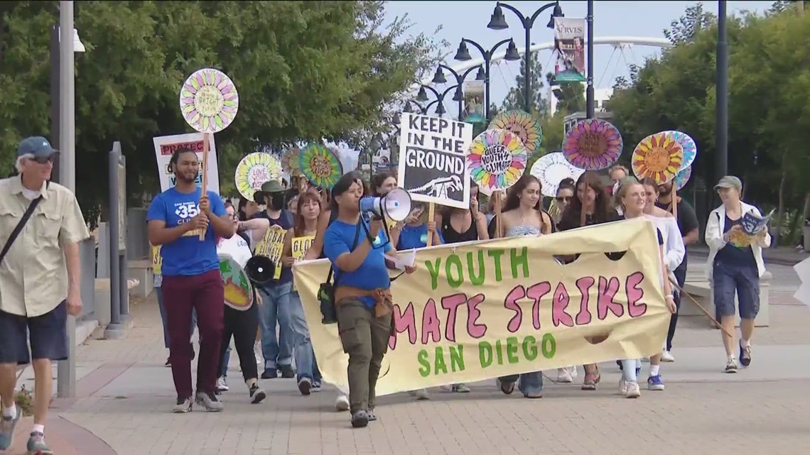 SDSU students protest climate change | abc10.com