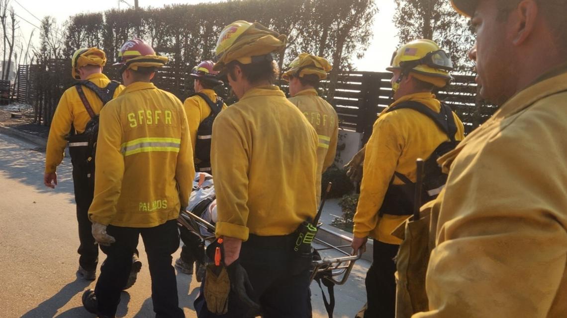 Oregon firefighters rescue stranded older adults amid Palisades Fire ...