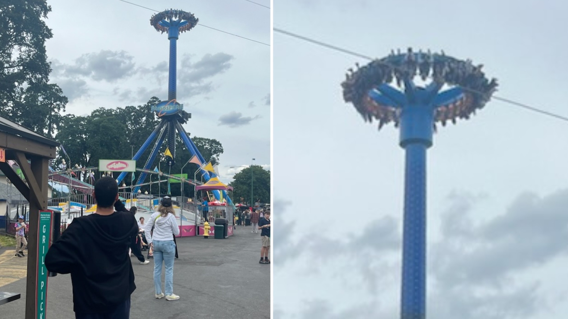 Portland ride malfunction leaves 28 stuck upside down | abc10.com