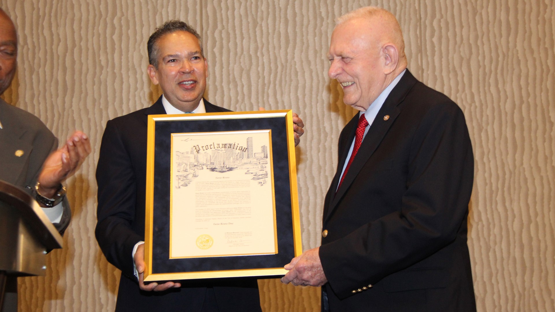 NASA flight director Gene Kranz honored at Space Center Houston ...