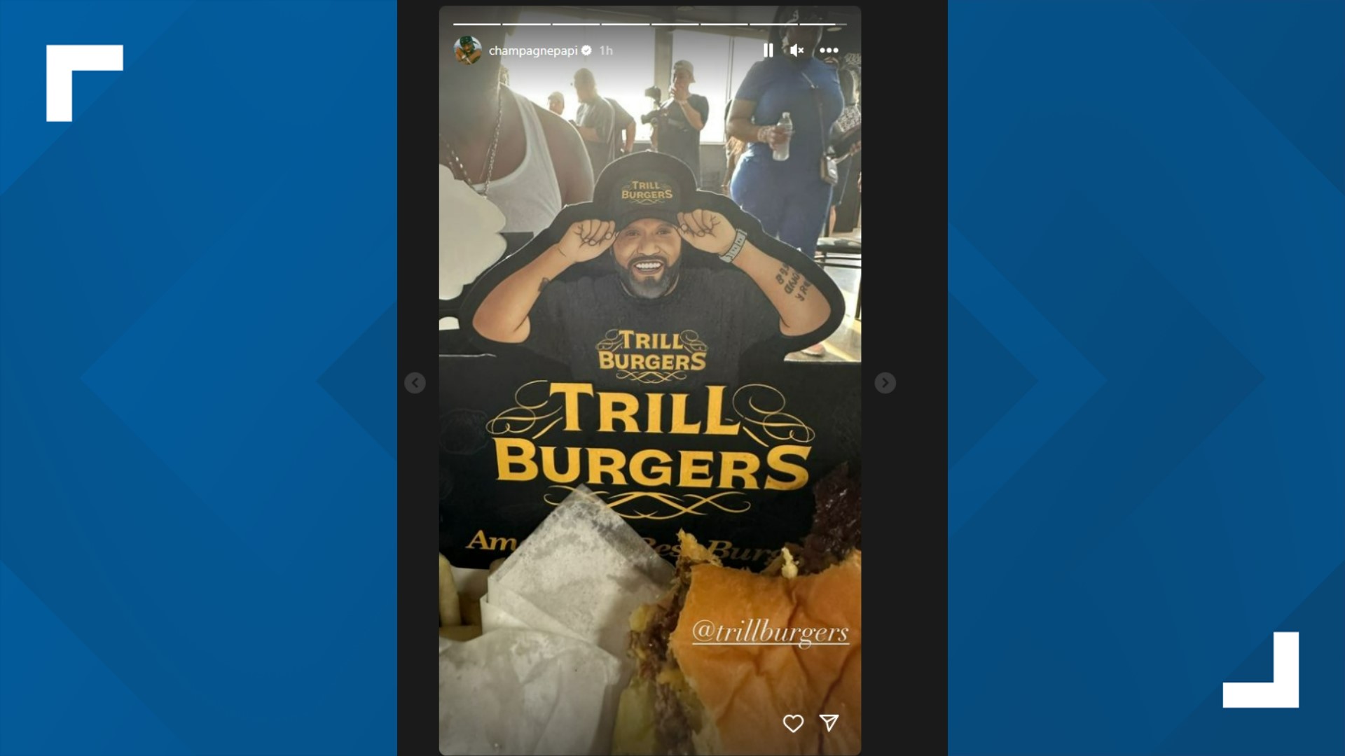 Rapper Drake visits Bun B's Trill Burgers | abc10.com
