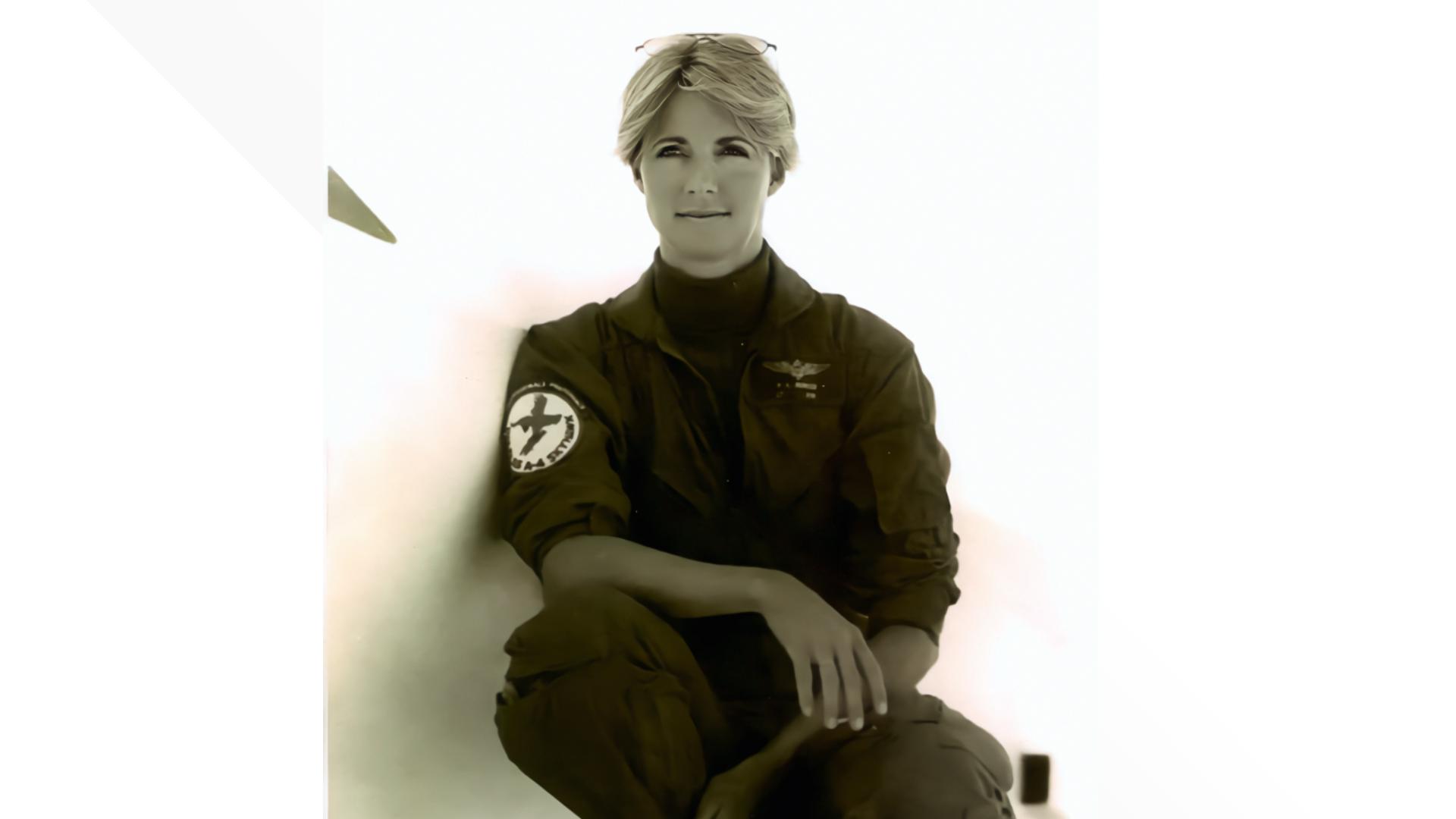 Navy's first woman to land a jet on an aircraft carrier did it on the ...