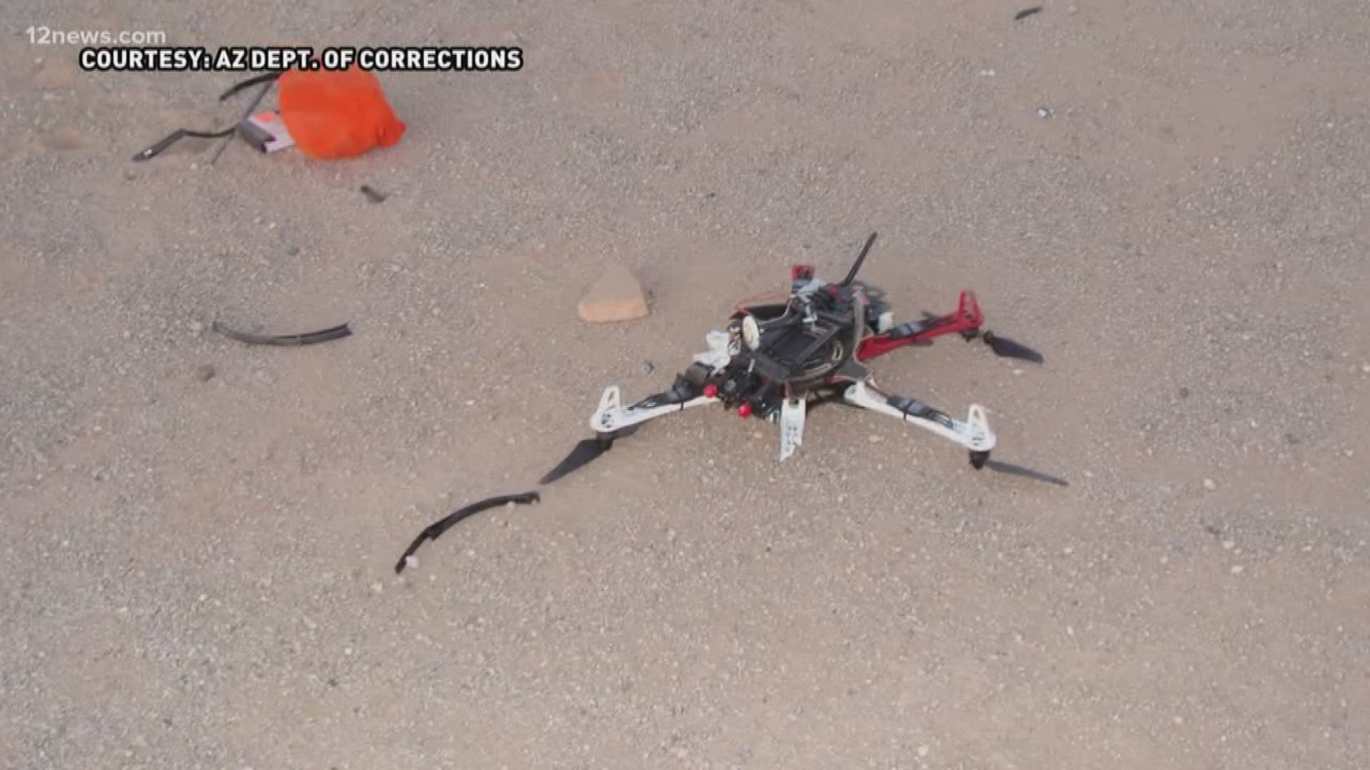Drone carrying drugs, cell phones crashes at prison | abc10.com