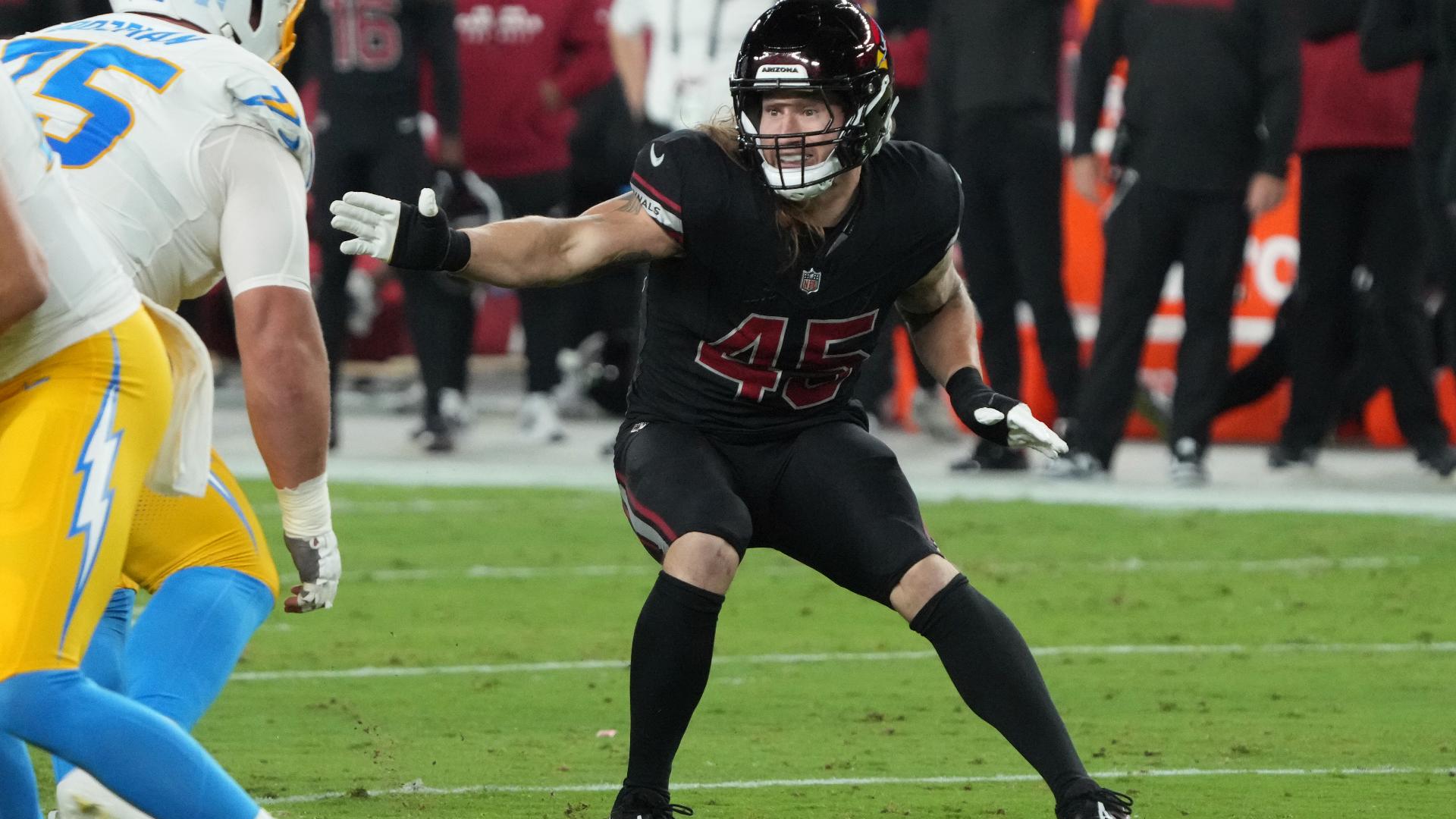Cardinals lose LB Dennis Gardeck for the rest of the season | abc10.com