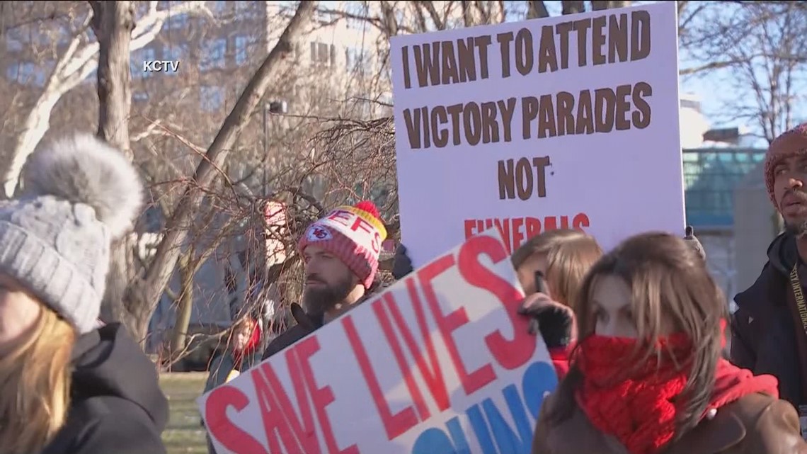 Lawmakers and advocates gather at Kansas City gun violence rally ... Lawmakers and advocates gather at Kansas City gun violence rally ...
