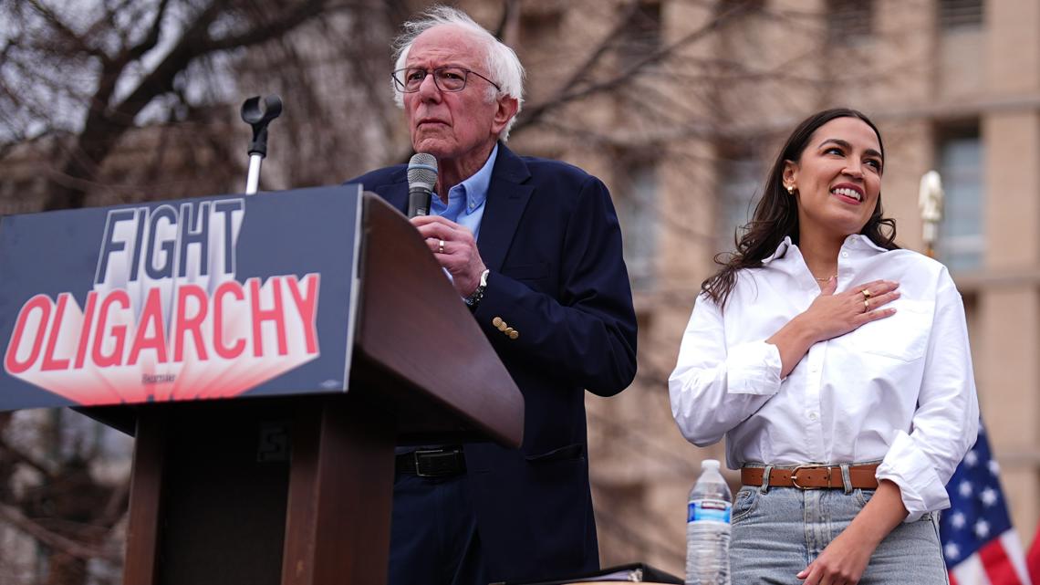 Fighting Oligarchy Tour: Sanders, AOC bring rally to Folsom | abc10.com