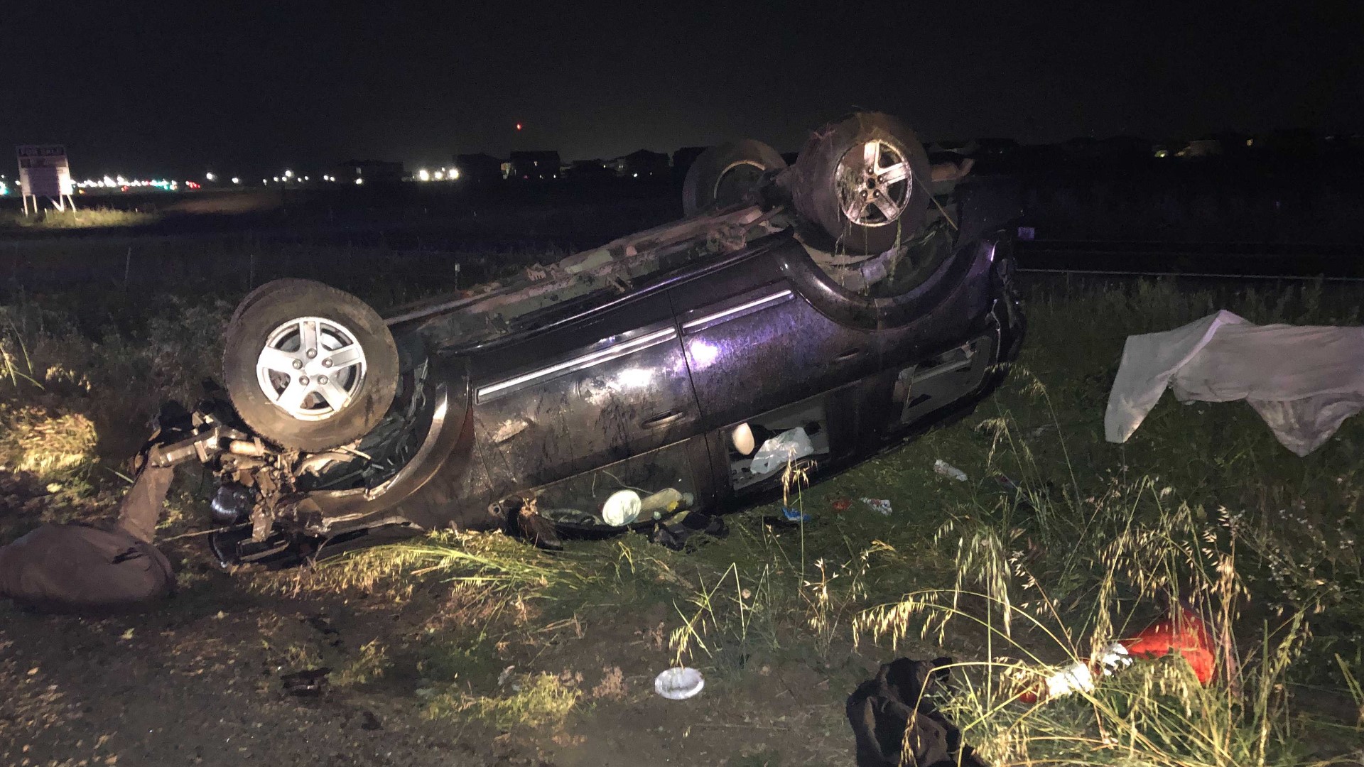 CHP: High-speed chase on Highway 99 leads to overturned car | abc10.com