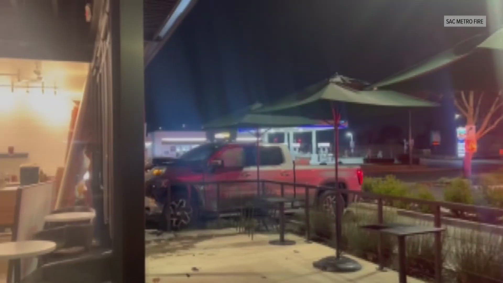 Hit-and-run pickup slams into Rancho Cordova Starbucks, driver flees ...