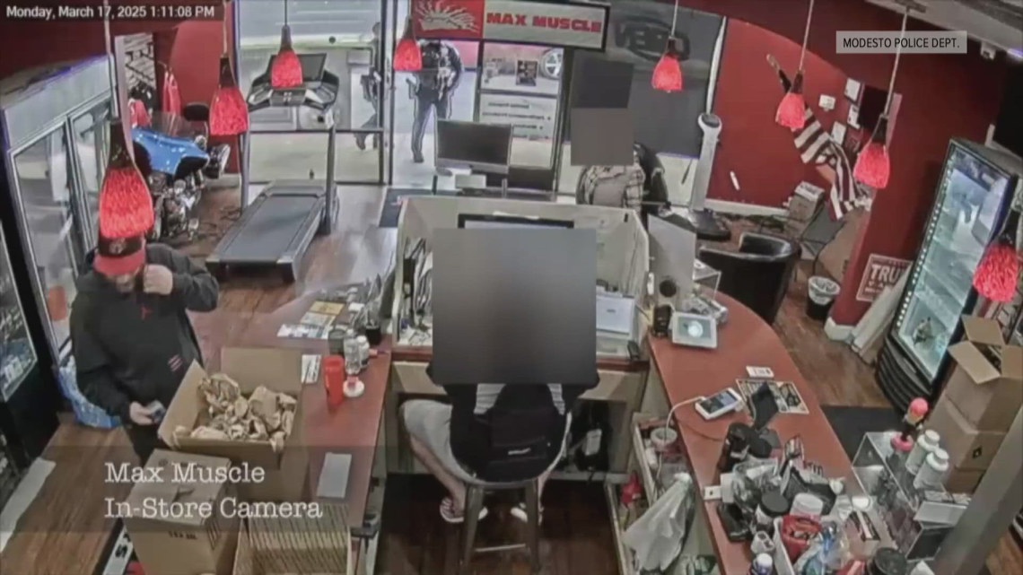 Video released of deadly shootout with Modesto police at Max Muscle ...
