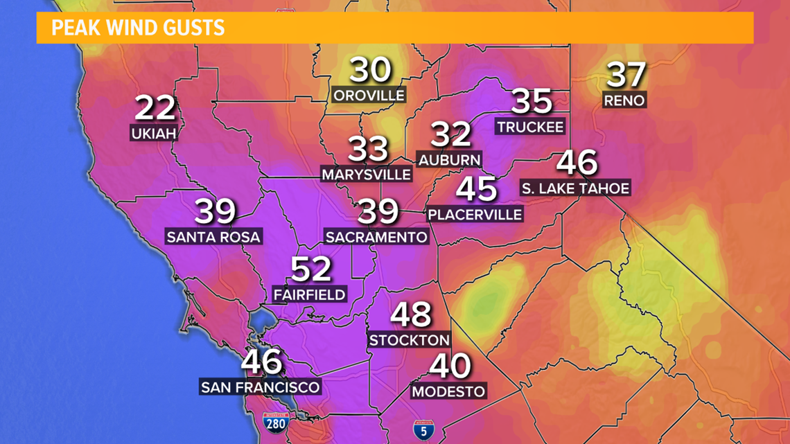 Wind advisories ending though gusts remain through Tuesday | abc10.com