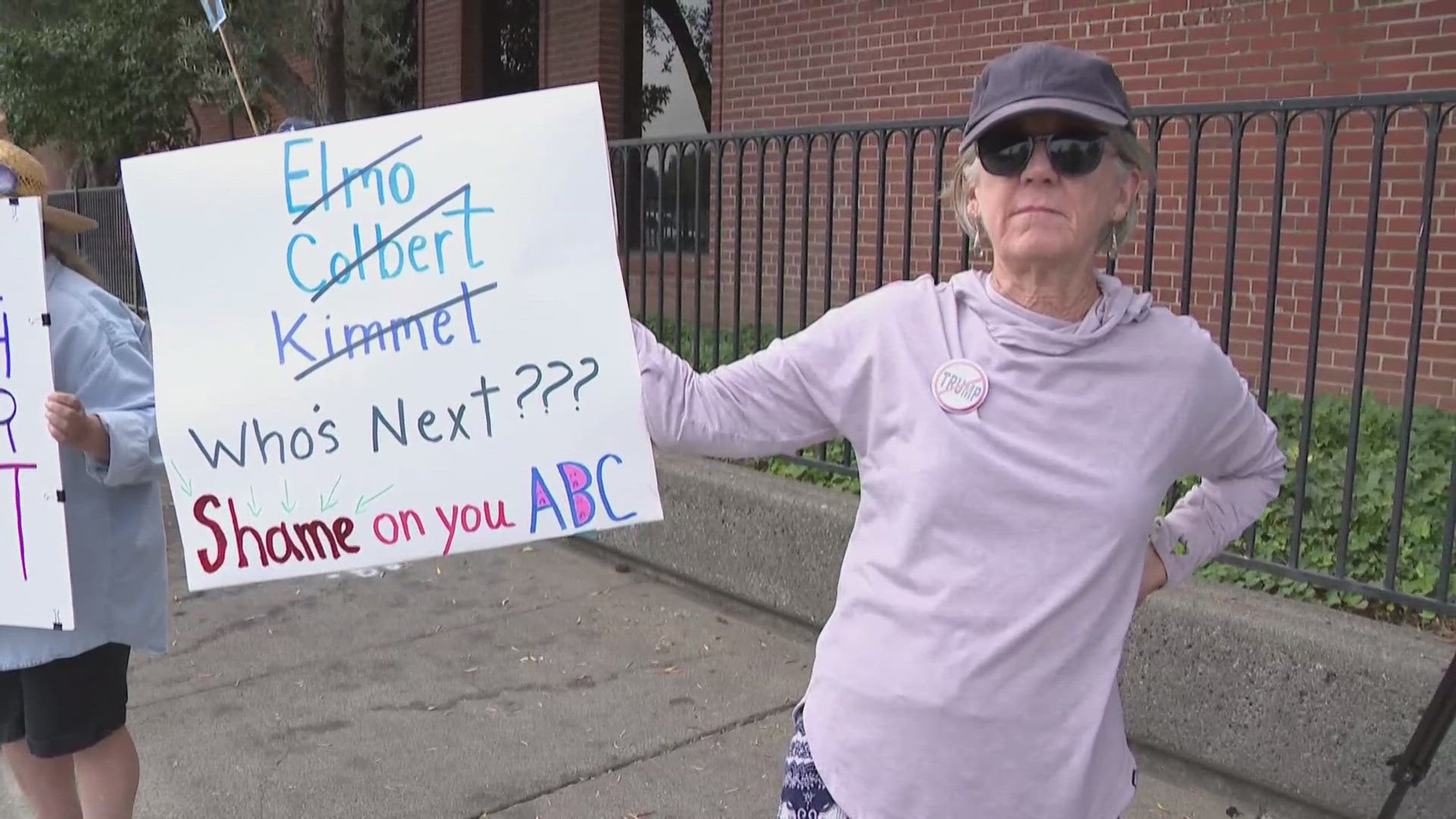 Protestors outside of ABC10 in Sacramento | abc10.com