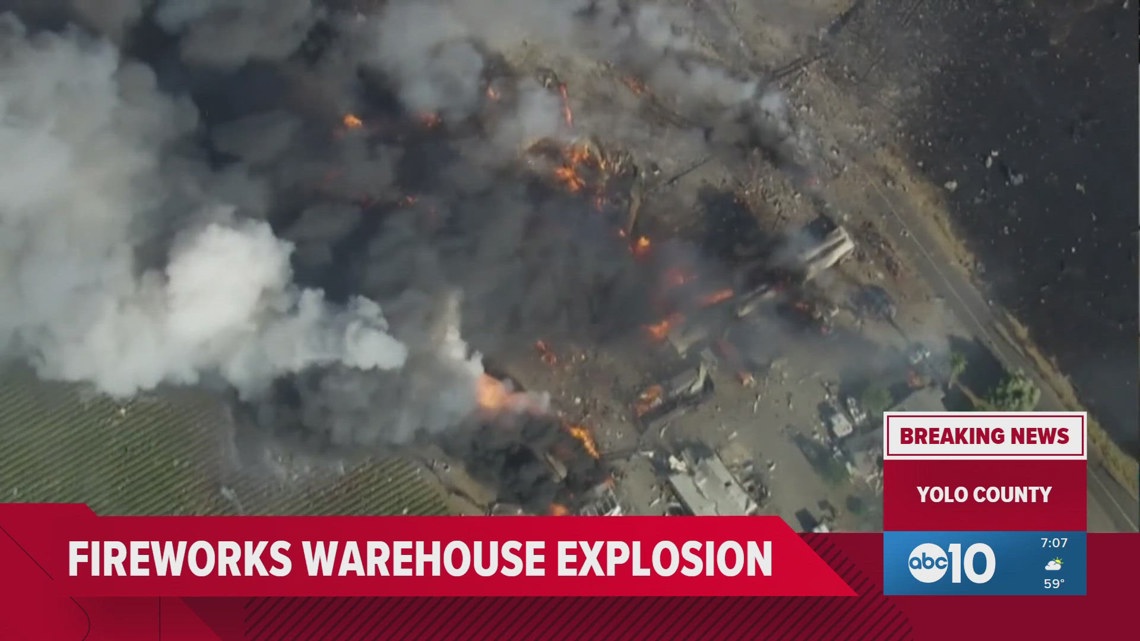 Residents react to the Fireworks warehouse explosion near Esparto ...