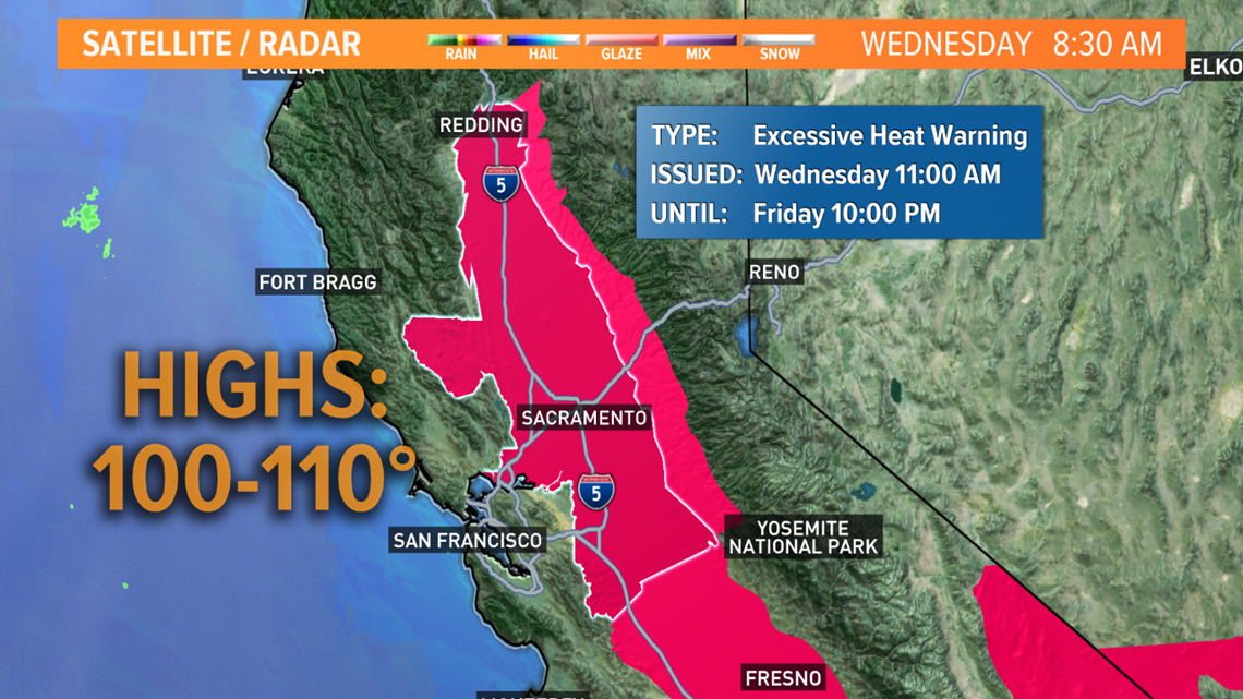 Northern California heatwave: Dangerous heat heading into weekend ...