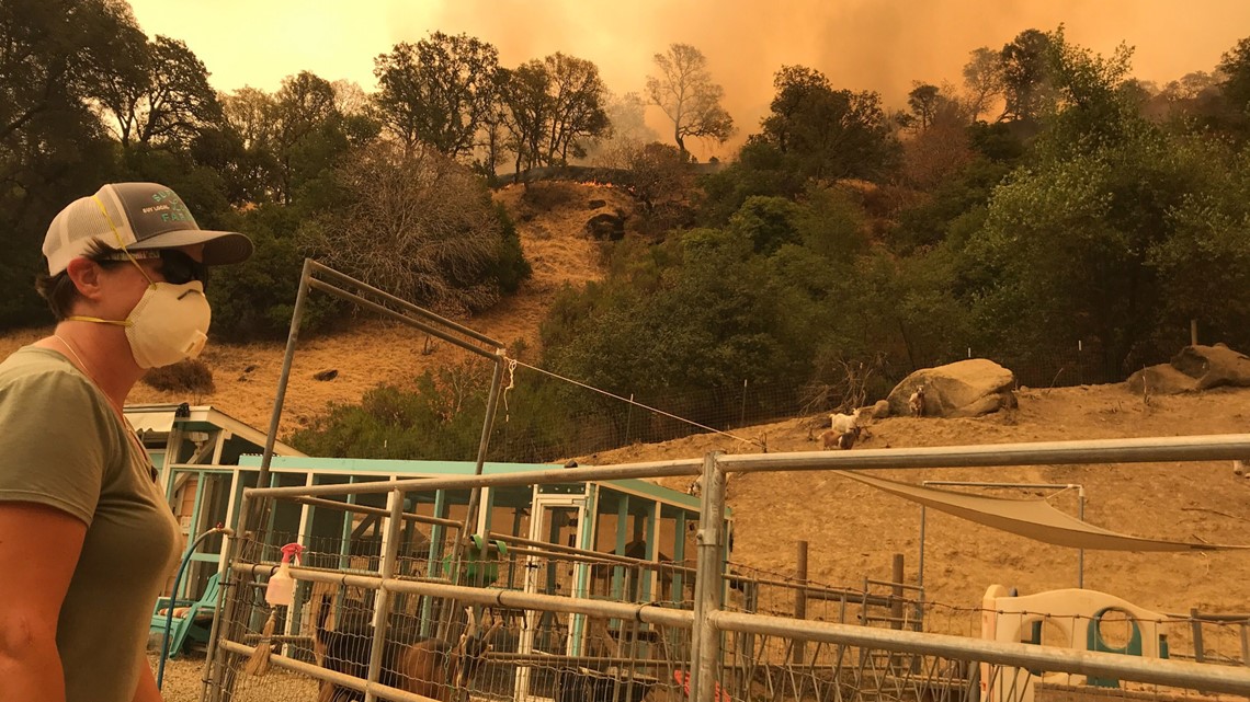 LNU Lightning Complex Fire | Sights & Sounds from the ground | abc10.com