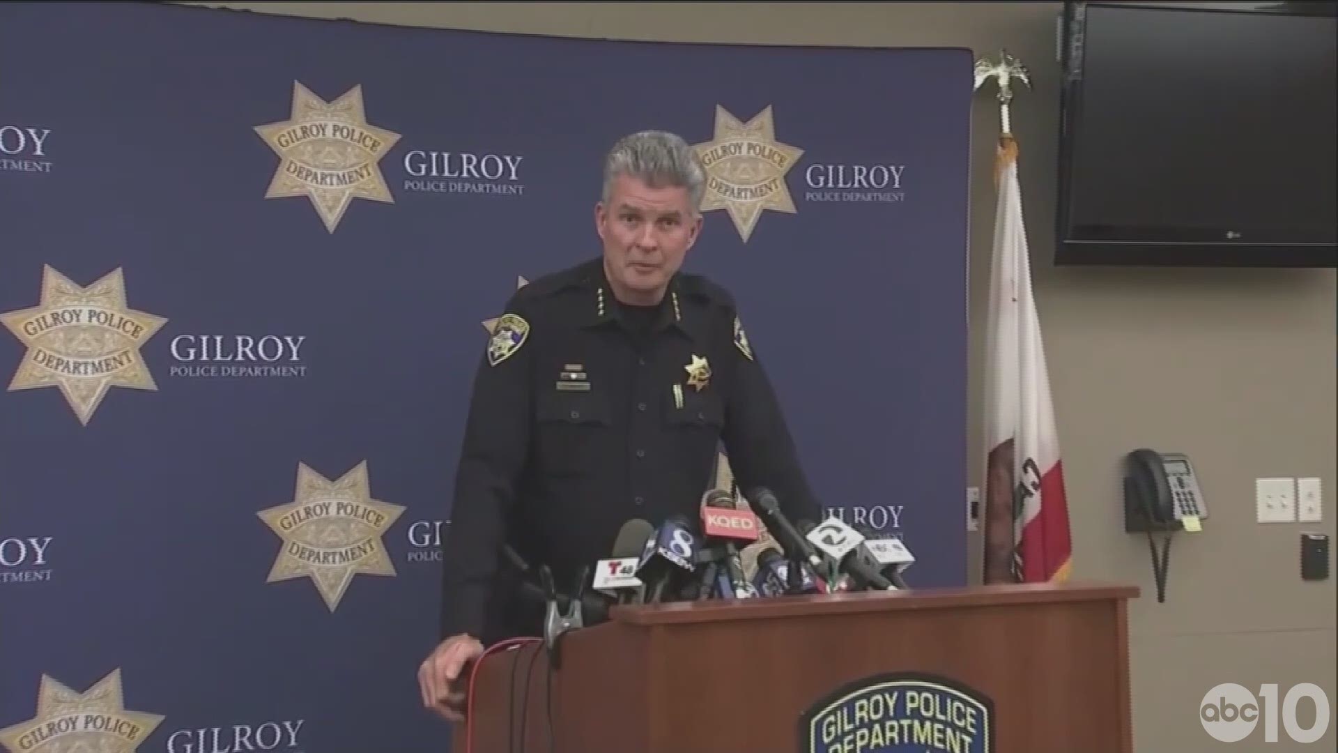 'The suspect fired approximately 39 rounds' Gilroy police chief ...