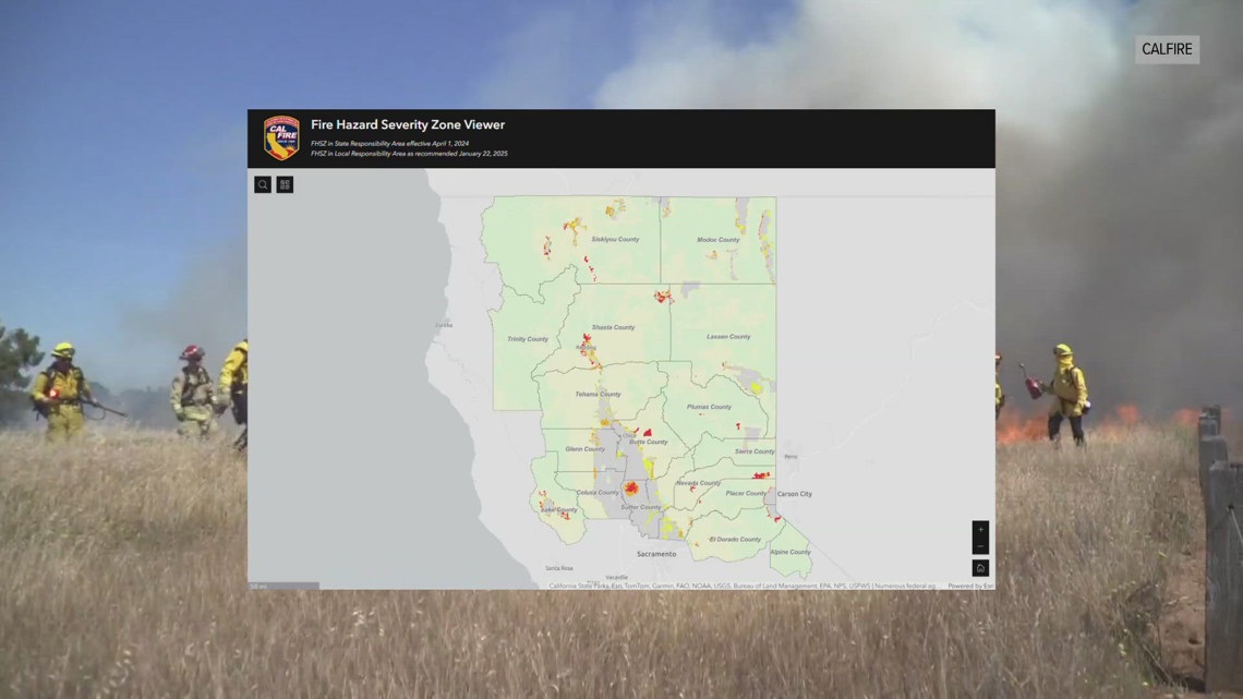 CalFire map update shows increase in 'very high' fire hazard acreage ...