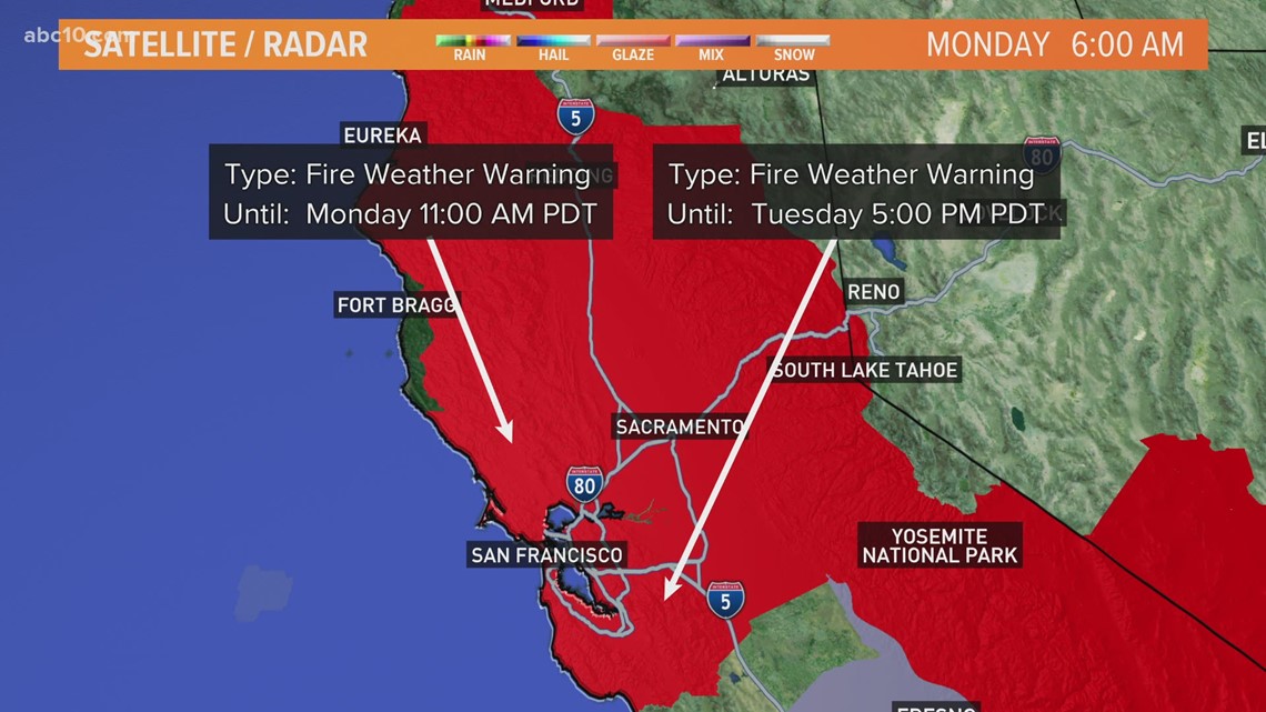 California wildfire forecast: October 26, 2020 | abc10.com