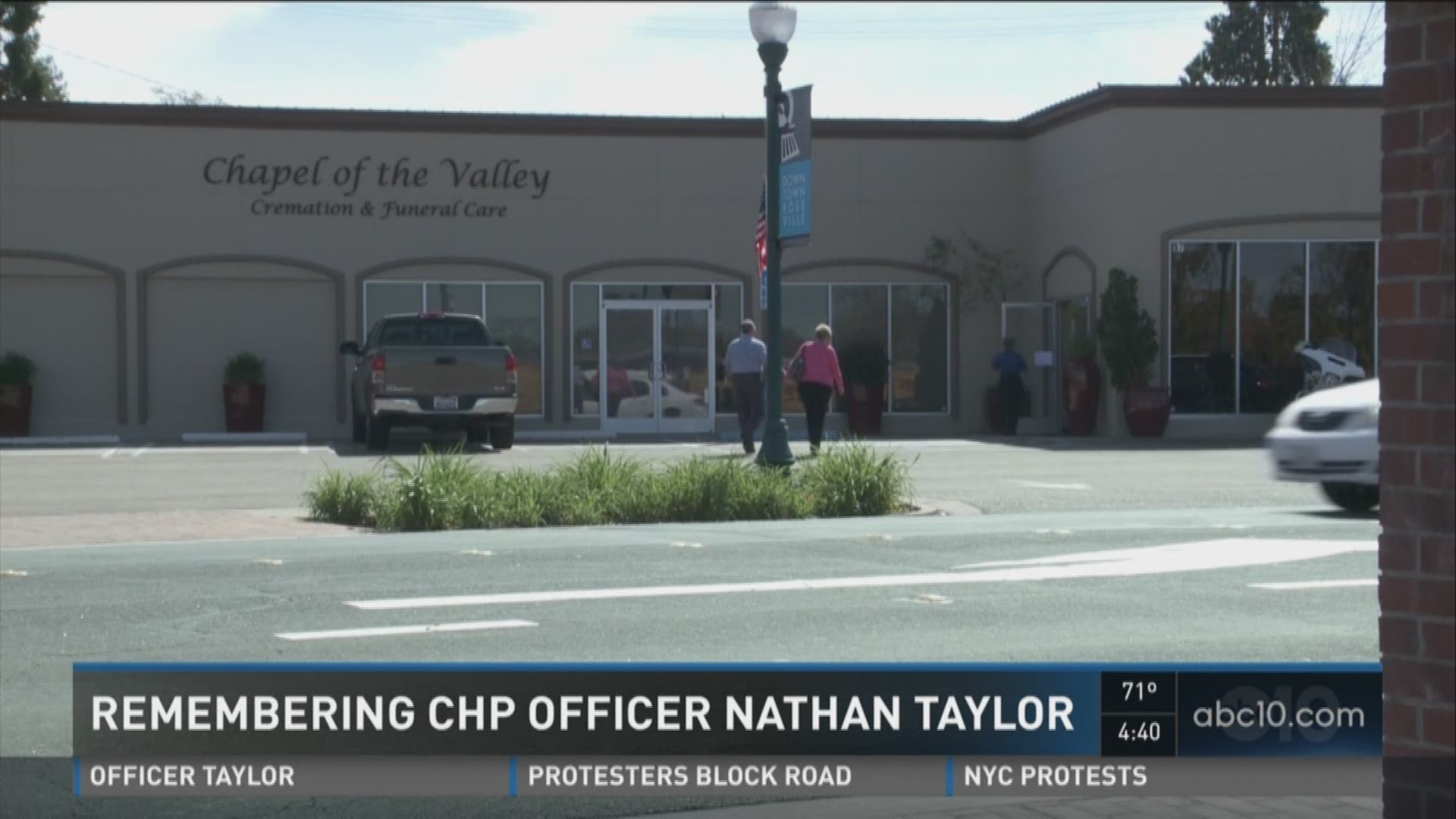 Community pays respect to CHP Officer Nathan Taylor at casket viewing ...
