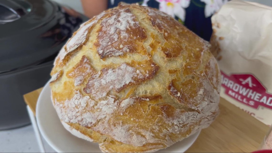 Here's how make an easy, 4-ingredient bread money-saving bread | abc10.com