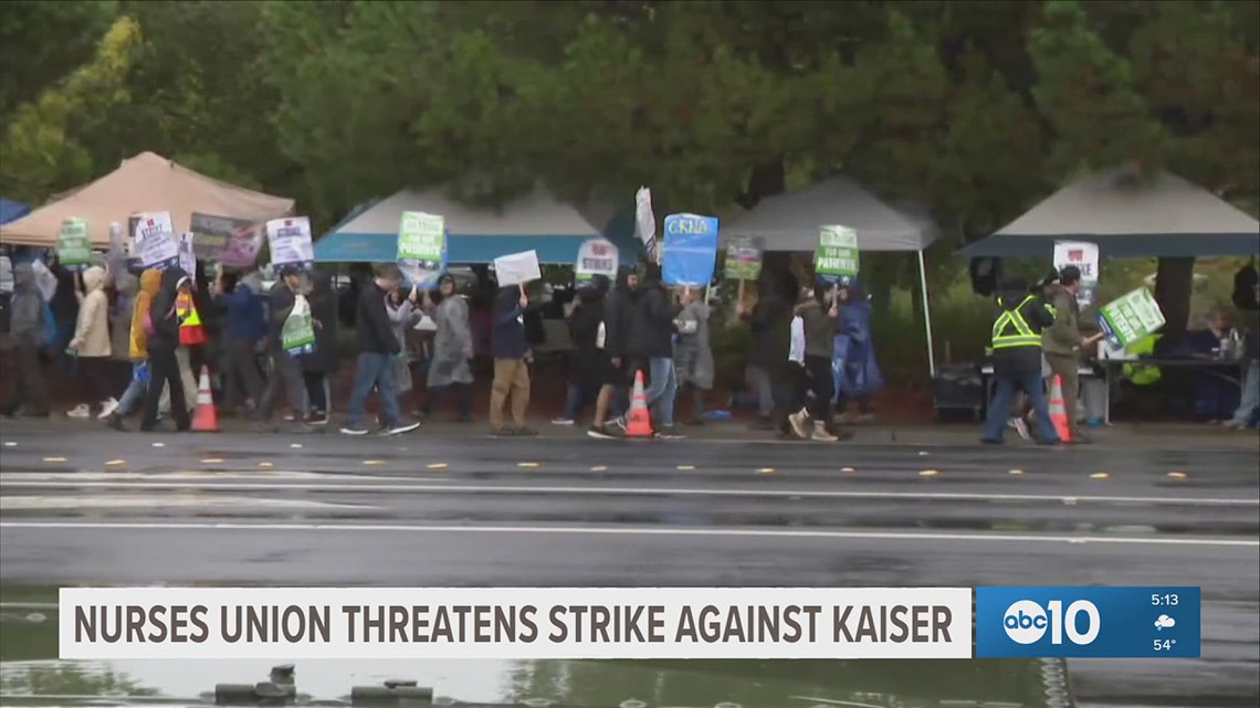 Kaiser unions deliver strike notice as tens of thousands of workers ...