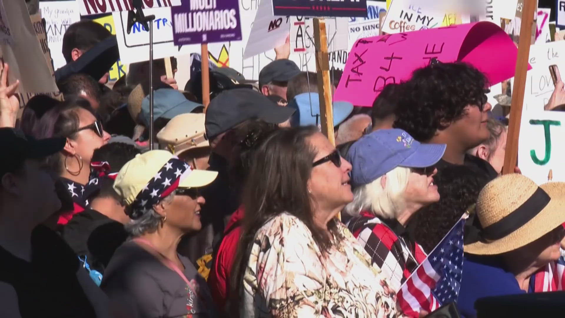 Nationwide ‘No Kings’ protests draw crowds against Trump administration ...